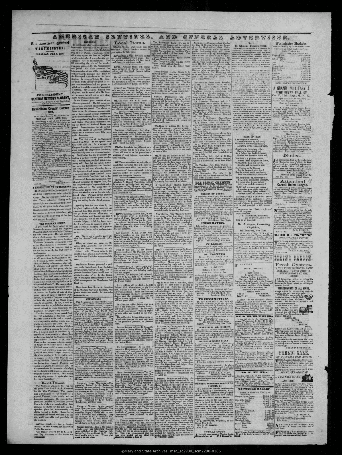 Maryland State Archives American Sentinel Collection MSA SC 2900 , msa ...