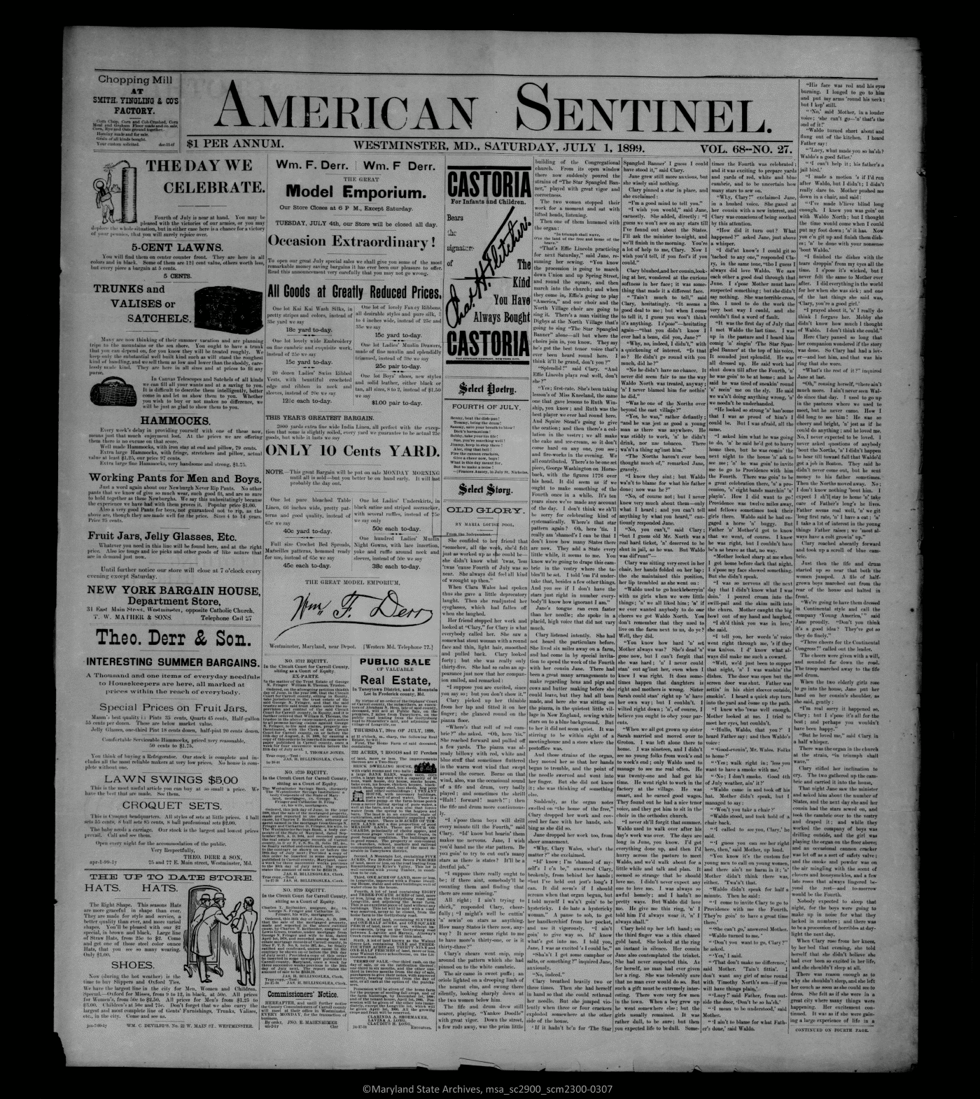 Maryland State Archives American Sentinel Collection MSA SC 2900 , msa_sc2900_scm2300-0307