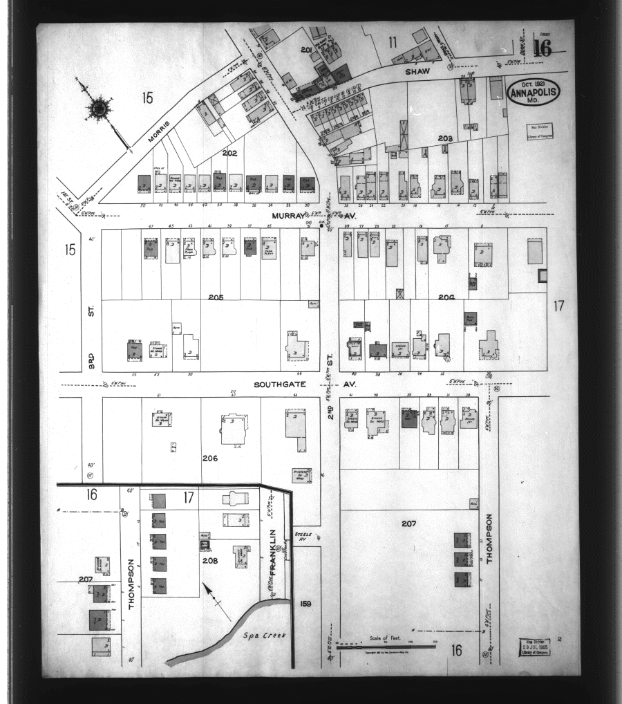 Sanborn Insurance Maps Maryland, msa_scm2598-0151
