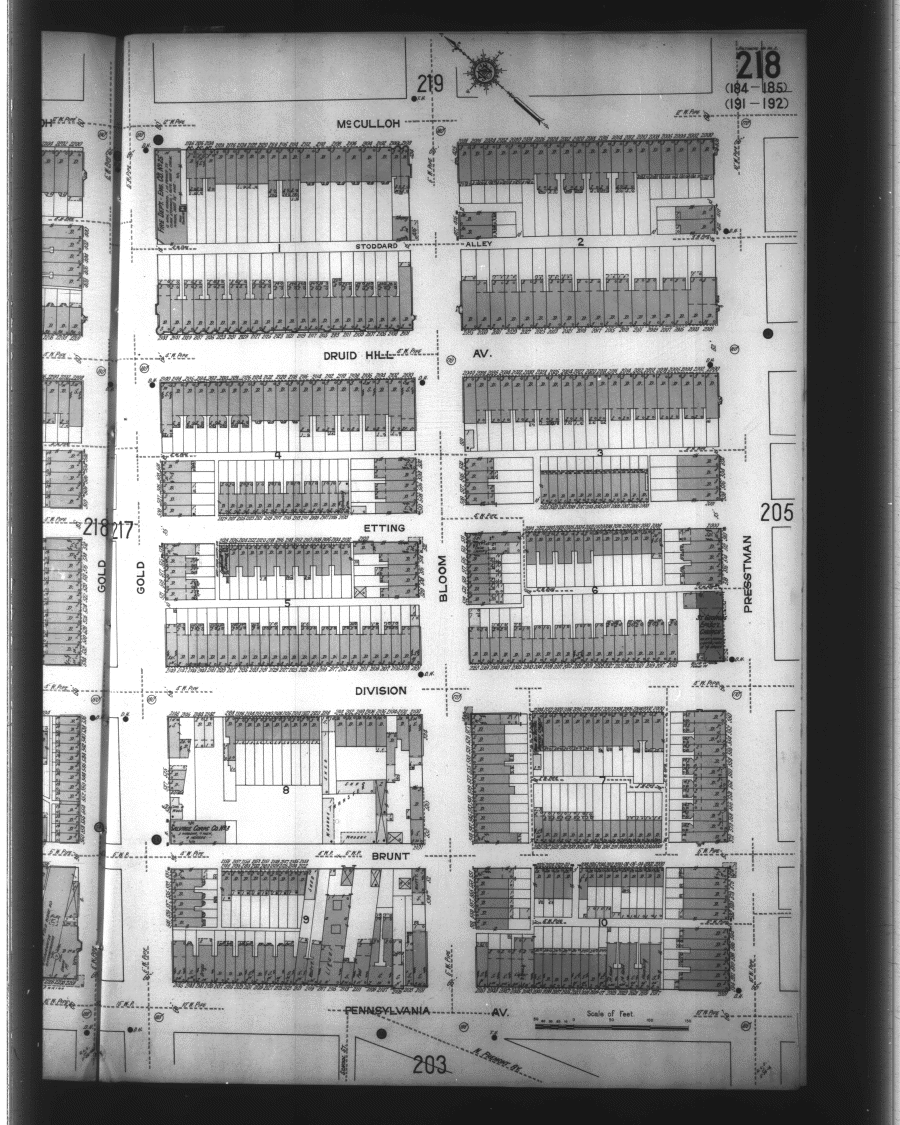 Sanborn Insurance Maps Maryland, msa_scm2600-0251