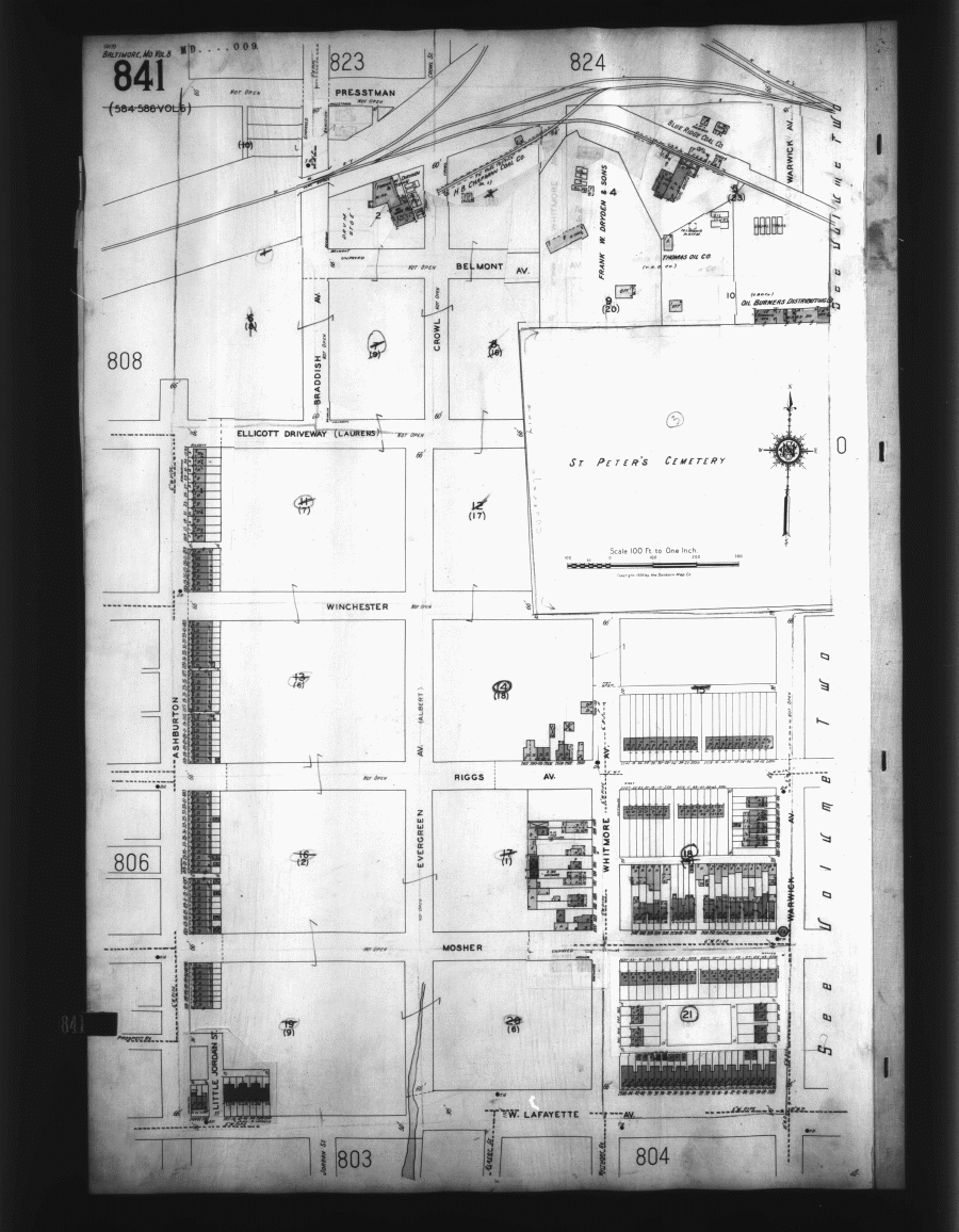 Sanborn Insurance Maps Maryland, msa_scm2603-0258