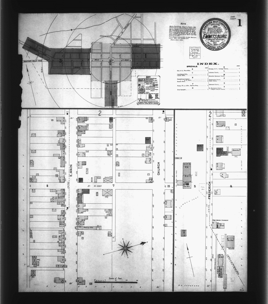 Sanborn Insurance Maps Maryland, msa_scm2863-0110