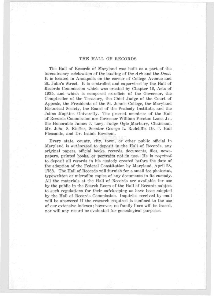 Calendar of Maryland State Papers, Brown Books, msa s991, msa_s991 ...