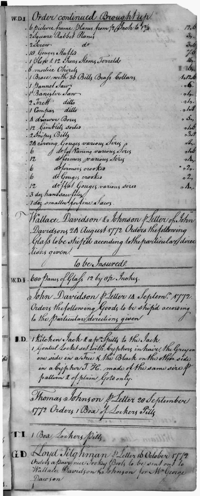 MSA S 528-27/28, 1771-1775 , wdj_order_bks-0103